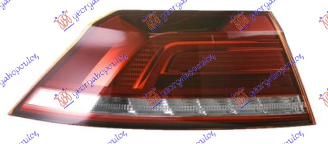 STOP LAMPA SPOLJNA SEDAN LED (HELLA) Leva str. VW PASSAT (2015-2019) (OEM: 3G5945207)