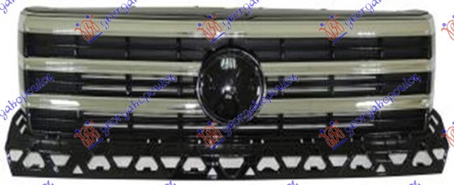 PVC MASKA HROM / CRNA VW CRAFTER (2017-) (OEM: 7C0853651ALDB, 7C0853651LDB)