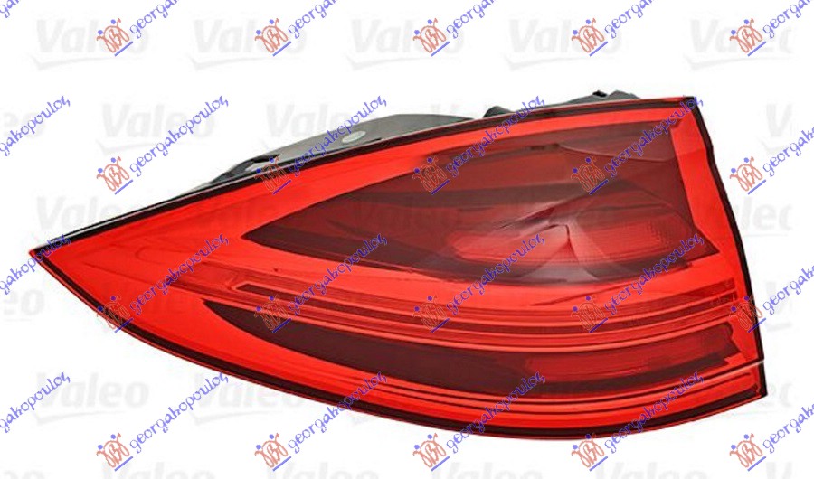 STOP LAMPA SPOLJASNJA LED (VALEO) Leva str. PORSCHE CAYENNE (2015-2018) (OEM: 95863106100, 95863106101)