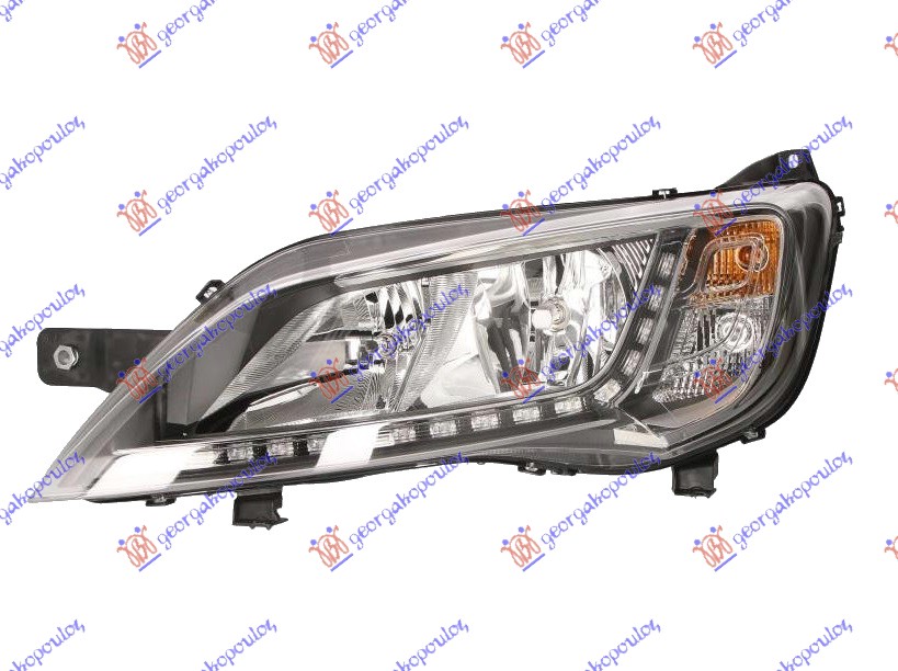 FAR ELEKTRICNI SA LED DNEVNIM SVETLOM (DEPO) Leva str. FIAT DUCATO (2014-2020) (OEM: 1374292080, 1374297080, 1612041880)