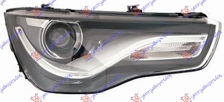 FAR XENON SA LED DNEVNIM SVETLOM (DEPO) Desna str. AUDI A1 (2010-2014) (OEM: 8X0941030J, 8X0941044)