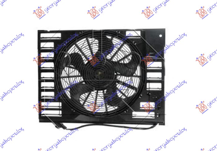 VENTILATOR 2.0-2.2-2.5-3.0-4.4 BEN 495mm BMW SERIES 7 (E65/66) (2002-2008) (OEM: 7543282, 1742751418, 17427514181)