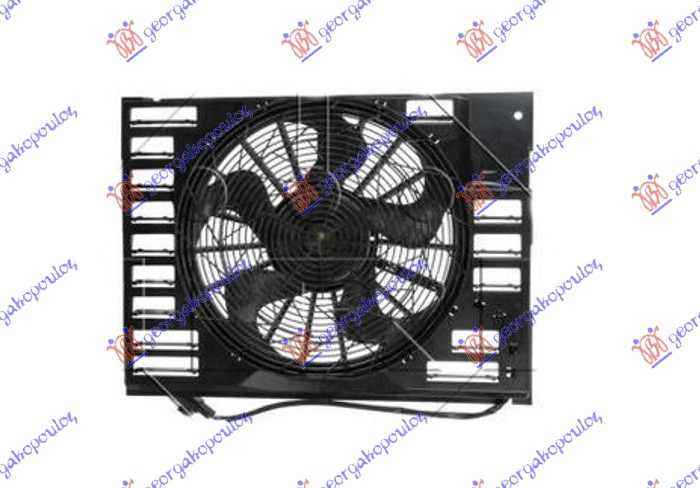 VENTILATOR 2.0-2.2-2.5-3.0-4.4 BEN 495mm BMW SERIES 7 (E65/66) (2002-2008) (OEM: 7543282, 1742751418, 17427514181)