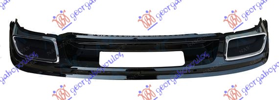 SPOJLER ZADNJEG BRANIKA HROM LAJSNE (R-LINE) VW TIGUAN (2016-2020) (OEM: 5NA8070559B9, 5NA8070569B9, 5NA807568A)