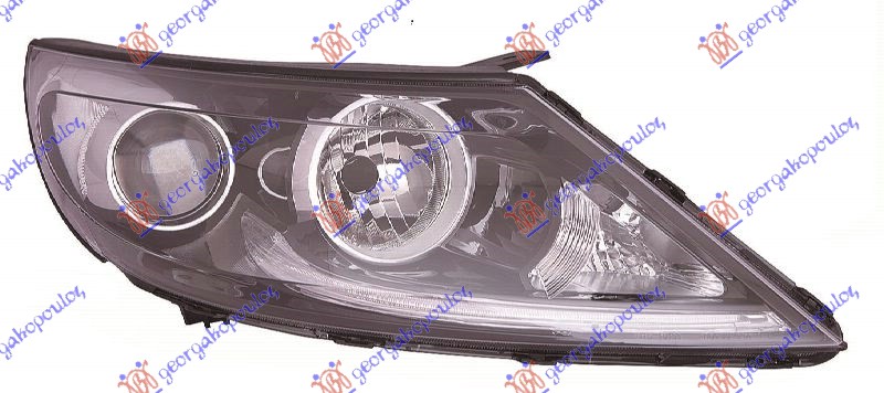 FAR ELEKTRICNI SA LED DNEVNIM SVETLOM (DEPO) Desna str. KIA SPORTAGE (2014-2015) (OEM: 92102-3W420, 921023W420)