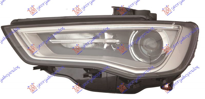 FAR Bi – KSENON LED DNEVNA SVETLA SIVI CABRIO DEPO Leva str. AUDI A3 SPORT SEDAN/CABRIO (2013-2016) (OEM: 8V0941043, 8V0941043C)