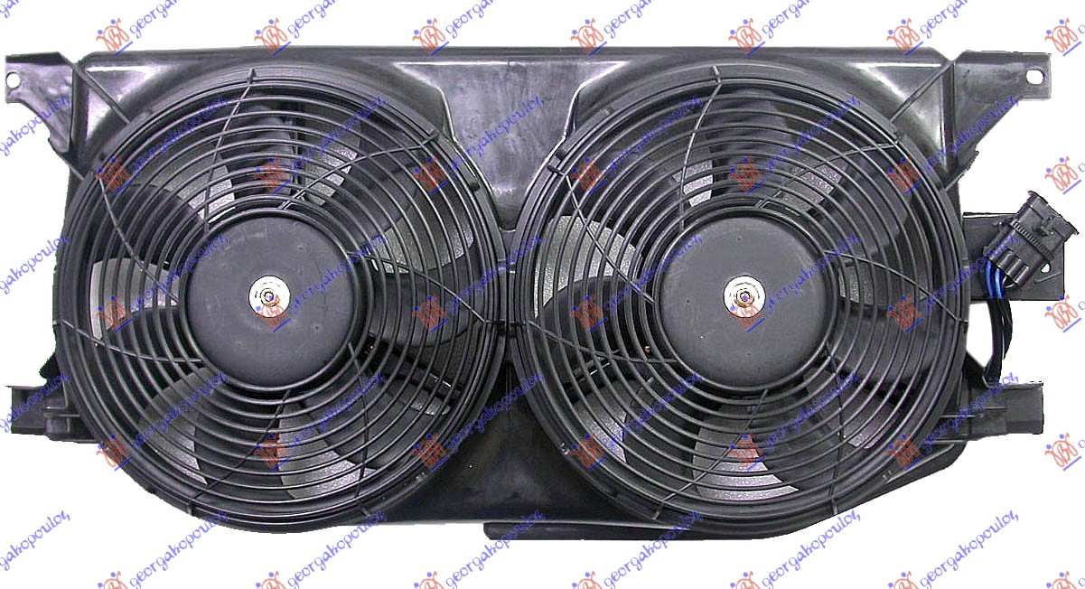 VENTILATOR KOMPLET DUPLI BZ-DS MERCEDES ML (W163) (1998-2005) (OEM: 1635000155)