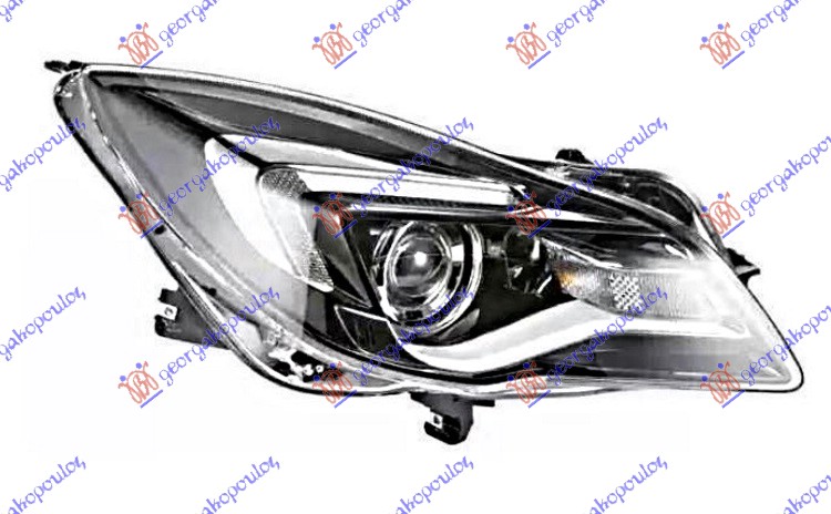 FAR (HIR2) SA LED DNEVNIM SVETLIMA SA MOTORA (DEPO) Desna str. OPEL INSIGNIA (2013-2017) (OEM: 1216811)