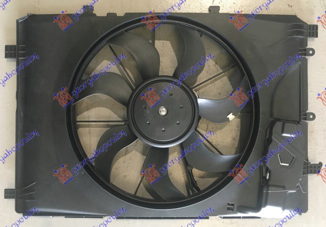 VENTILATOR KOMLPLET BENZIN-DIZEL (405mm) MERCEDES GLA (X156) (2014-2017) (OEM: 2465000093)