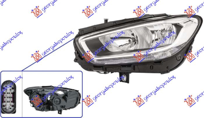 FAR EL.SA LED DRL(HELLA) Leva str. MERCEDES B CLASS (W247) (2019-) (OEM: A2479067500)