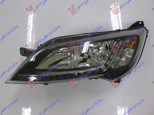 FAR ELEKTRICNI CRNI SA LED DNEVNIM SVETLOM (DEPO) Leva str. FIAT DUCATO (2014-2020) (OEM: 1612041480)