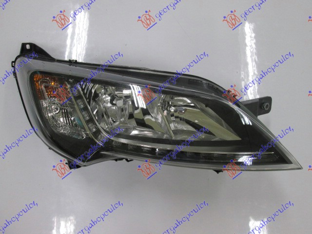 FAR ELEKTRICNI CRNI SA LED DNEVNIM SVETLOM (DEPO) Desna str. CITROEN e JUMPER (2020-) (OEM: 1612040680)