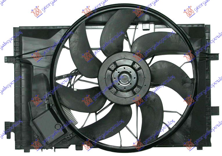 VENTILATOR KOMPLET BENZIN-DIZEL MERCEDES CLK (W209) (2002-2009) (OEM: 2035000293)