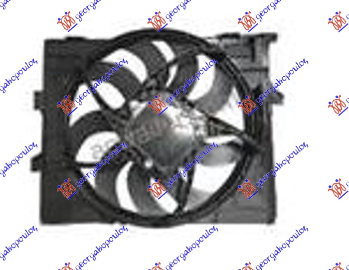 VENTILATOR 1.5-2.0-3.0 DIZEL 490mm 600W 3P BMW SERIES 1 (F21/20) 3/5D (2015-2019) (OEM: 17428625440, 17428626871)