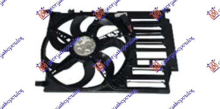 VENTILATOR KOMPLET 1.5-2.0 DIZEL BMW SERIES 1 (F40) (2019-) (OEM: 17428596237)