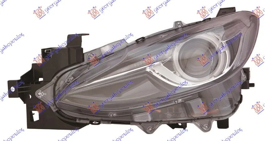 FAR XENON SA LED DNEVNIM SVETLOM (DEPO) Leva str. MAZDA 3 SDN-H/B (BM) (2013-2016) (OEM: BHR2-51-041A, BHR251041A)