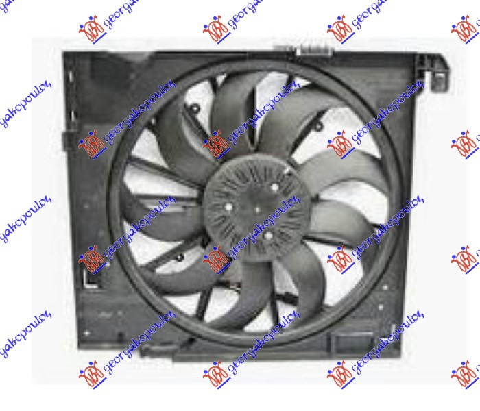 VENTILATOR KOMPLET 3.0 DIZEL JAGUAR XF (2008-2015) (OEM: C2D38738)