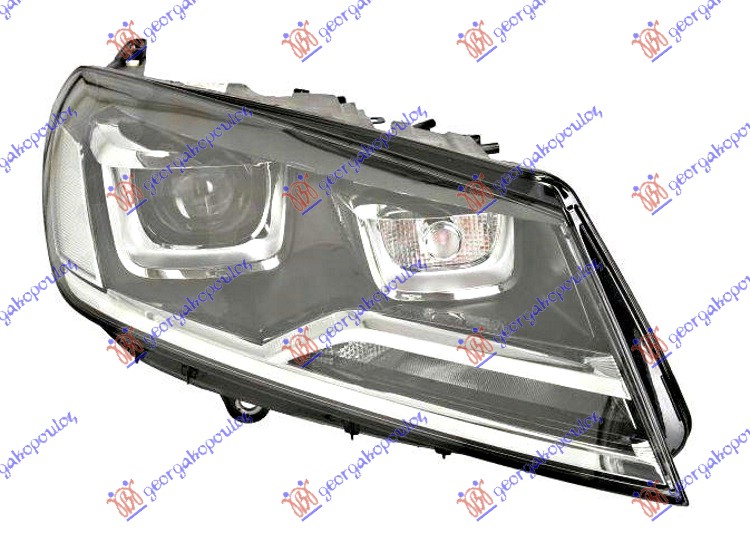 FAR Bi-XENON SA MOTOROM (DEPO) Desna str. VW TOUAREG (2014-2018) (OEM: 1EL011937-321, 1EL011937321, 7P1941040)