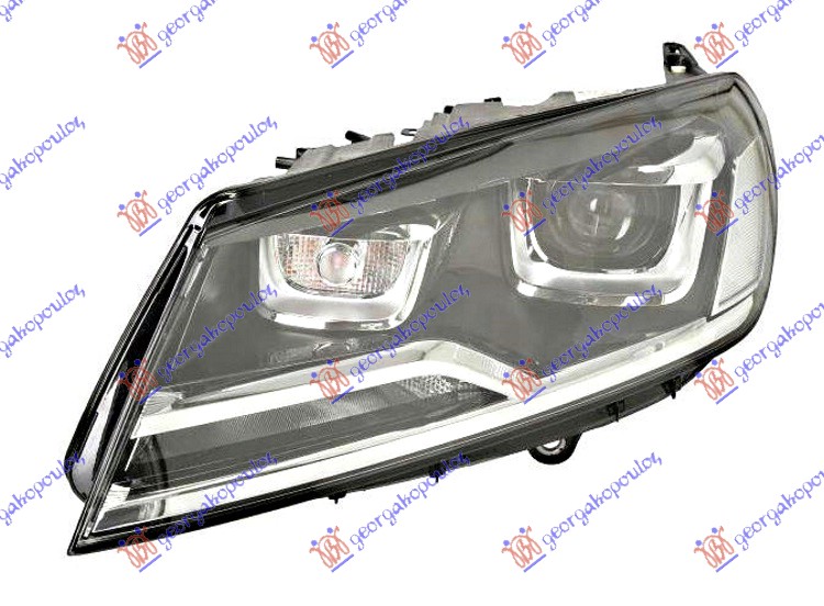 FAR Bi-XENON SA MOTOROM (DEPO) Leva str. VW TOUAREG (2014-2018) (OEM: 1EL011937-311, 1EL011937311, 7P1941039)