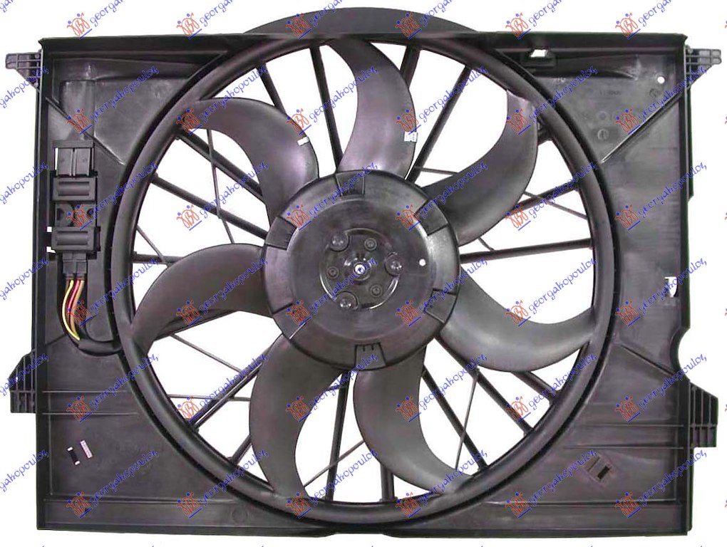 VENTILATOR KOMPLET BENZIN-DIZEL MERCEDES E CLASS (W211) (2002-2009) (OEM: 2115000693)