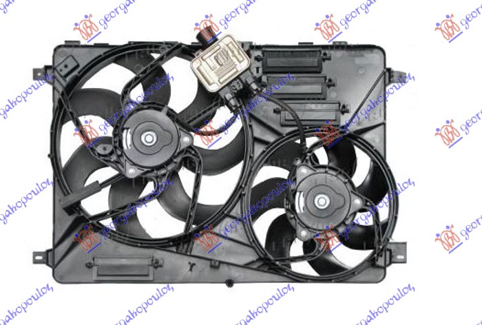 VENTILATOR KOMPL (DUPLI) 3.2 BEN 2.2 DIZ LAND ROVER FREELANDER (2007-2014) (OEM: LR002660, LR011905)