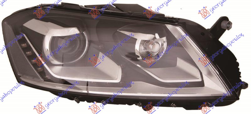 FAR Bi-XENON AFS LED DNEVNIM SVETLIMA (DEPO) Desna str. VW PASSAT (2011-2015) (OEM: 3AB941754)