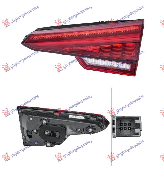 STOP LAMPA UNUTRASNJA LED (S4) (HELLA) Desna str. AUDI A4 (2018-2019) (OEM: 8W5945094E, 8W5945094G)