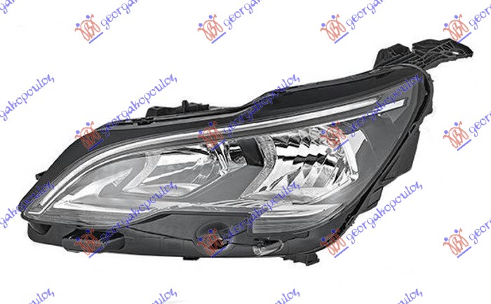 FAR ELEKTRICNI SA LED DNEVNIM SVETLOM VALEO Leva str. PEUGEOT 3008 (2016-2020) (OEM: 1616878180)