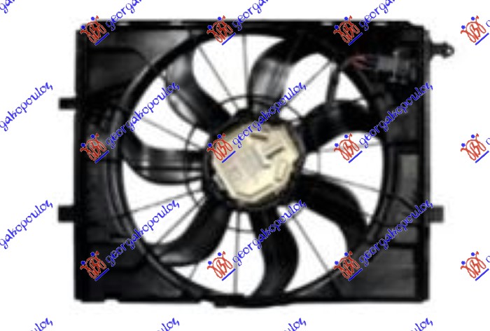 VENTILATOR KOMPLET 2.0-3.0 BENZIN MERCEDES GLC (X253/C253) SUV/COUPE (2015-2020) (OEM: 0999063902, 999065601, A0999063902)