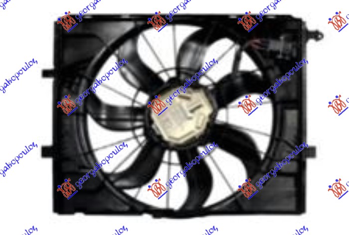 VENTILATOR KOMPLET 2.0-3.0 BENZIN MERCEDES EQC (BM 293) (2019-) (OEM: 0999063902, 999065601, A0999063902)