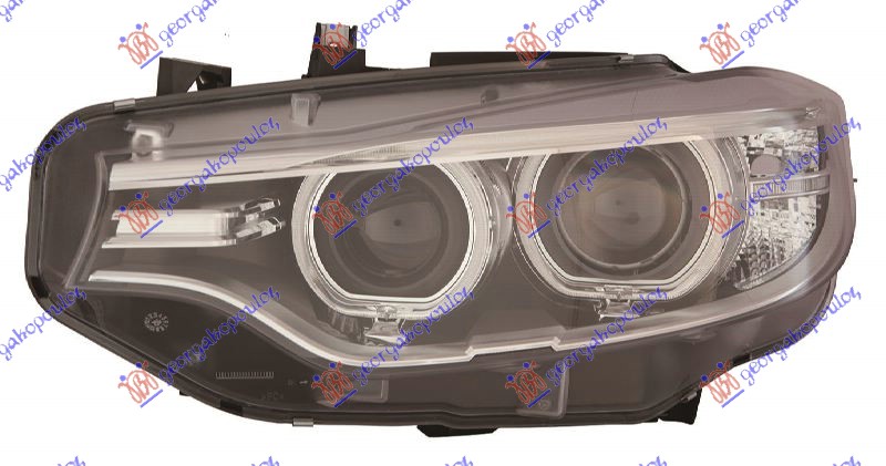 FAR Bi-XENON SA LED DNEVNIM SVETLOM (DEPO) Leva str. BMW SERIES 4 (F32/36/33/)COUPE/GR.COUPE/CABRIO (2014-) (OEM: 63117377843)