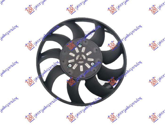 VENTILATOR (MOTOR+ELISA) 3.0 BENZIN – DIZEL AUDI A5 (2007-2011) (OEM: 4H0959455AD, 4H0959455M, 4H0959455T)