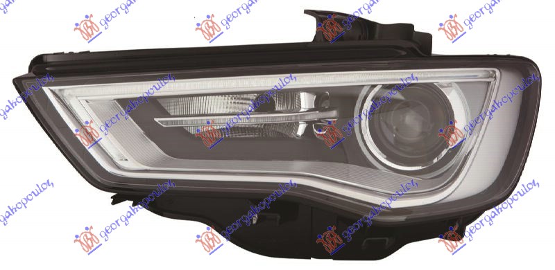 FAR Bi – XENON SA LED DNEVNIM SVETLIMA (HELLA) Leva str. AUDI A3 SPORT SEDAN/CABRIO (2013-2016) (OEM: 8V0941043L, 8V0941044)