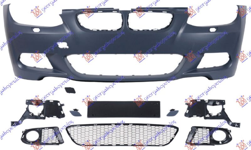 PREDNJI BRANIK (PRSK) (M – TECH) KOMPLET BMW SERIES 3 (E92/93) COUPE/CABRIO (2007-2011) (OEM: 51118041200)