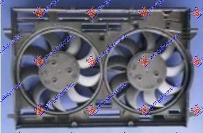 VENTILATOR KOMPLET (DUPLI) BENZIN PORSCHE CAYENNE (9Y0/9YA) (2018-) (OEM: PAB95945520, PAB95945530)