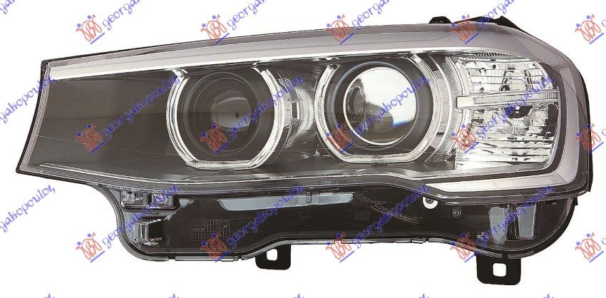 FAR Bi-XENON SA LED DNEVNIM SVET. (DEPO) Leva str. BMW X3 (F25) (2014-2017) (OEM: 63117401131)