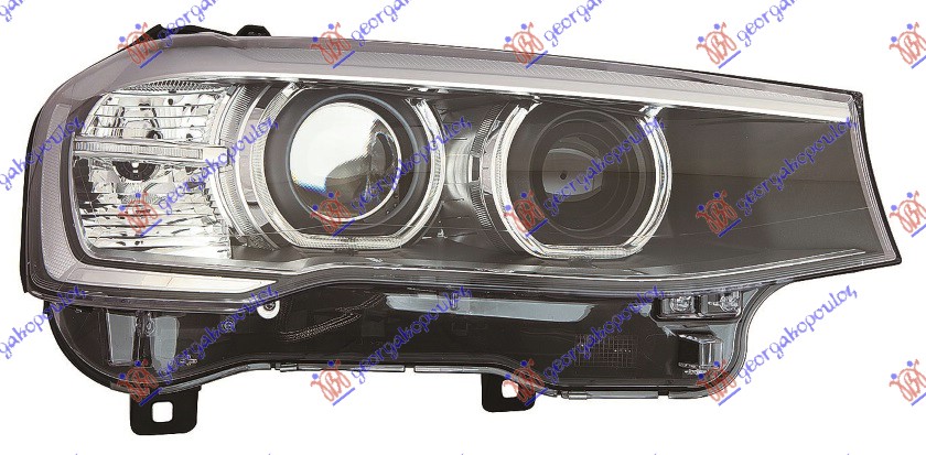 FAR Bi-XENON SA LED DNEVNIM SVET. (DEPO) Desna str. BMW X3 (F25) (2014-2017) (OEM: 63117401132)