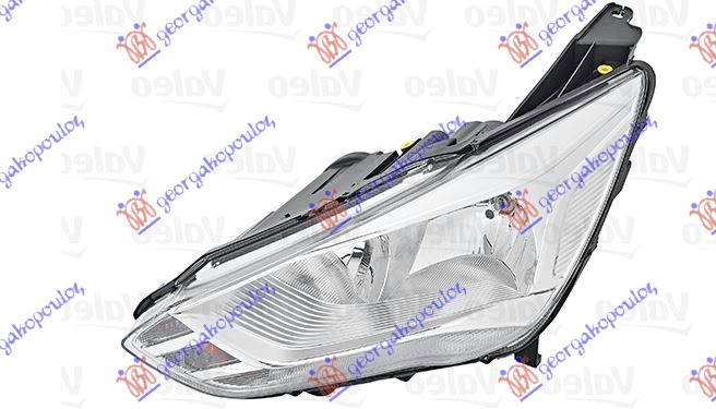 FAR ELEKTR. (SA LED DNEV. SVET.) (VALEO) Leva str. FORD FOCUS C-MAX (2014-) (OEM: 19001862011250, F1CB13W030CB)