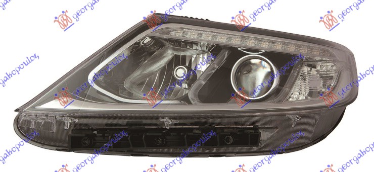 FAR XENON SA LED DNEVNIM SVETLOM (DEPO) Leva str. KIA SORENTO (2012-2014) (OEM: 92101-2P630, 921012P630)