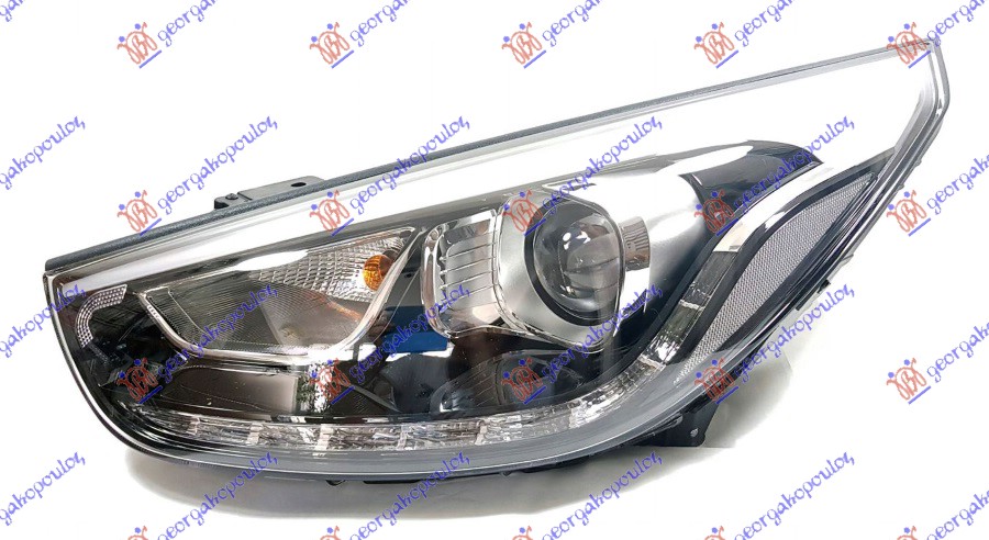 FAR ELEKTRICNI SA LED DNEVNIM SVETLOM (DEPO) Leva str. HYUNDAI iX35/TUCSON (2010-2015) (OEM: 92101-2S620, 921012S620)