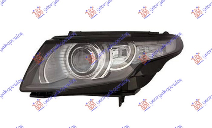 FAR Bi-XENON AFS SA LED DVEN. SV. (DEPO) Leva str. RANGE ROVER EVOQUE (2011-2015) (OEM: LR048058)