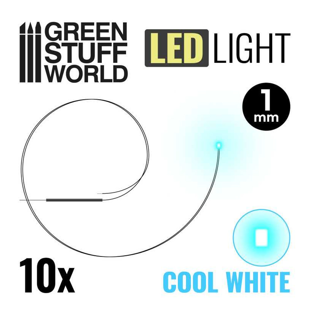 Cool White - 1mm (0402 SMD)