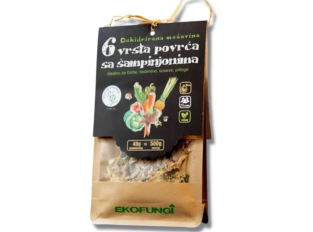 EKOFUNGI Ragu Mix Organski šampinjoni sa povrćem bez glutena 40g