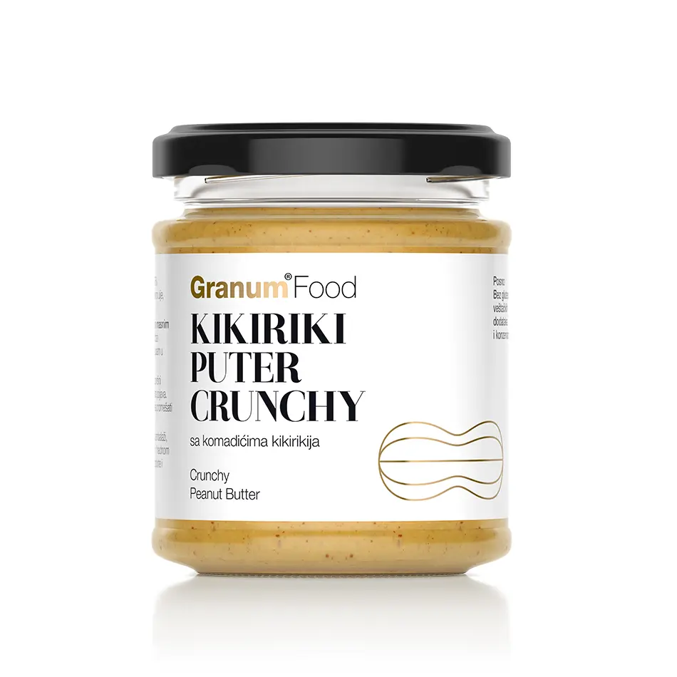 GRANUM Kikiriki puter crunchy 170g