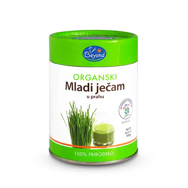 BEYOND Mlada ječmena trava u prahu organic 100g