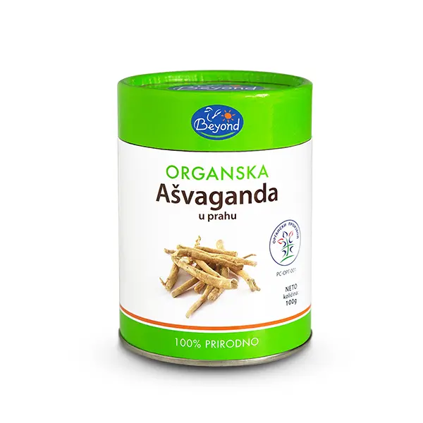 BEYOND Ašvaganda u prahu organic 100g