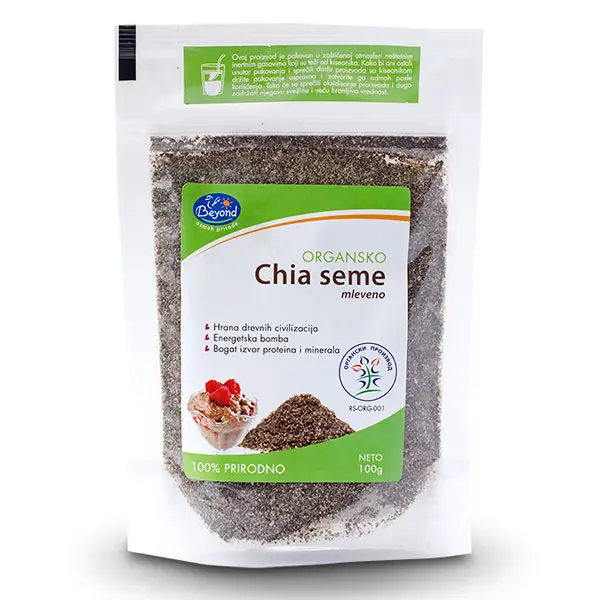 BEYOND Chia seme mleveno organic 100g