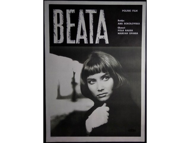 BEATA (1965) Anna Sokolowska FILMSKI PLAKAT