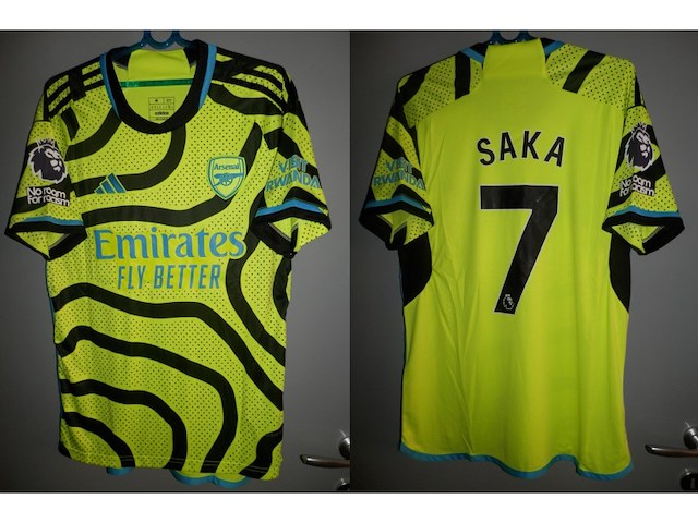 Arsenal dres 2023-24 Bukayo Saka 7 (Gostujući)