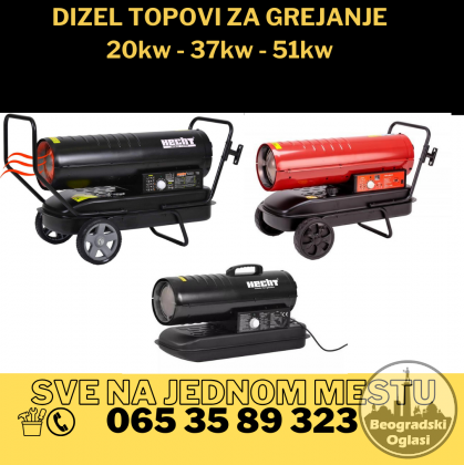 Dizel topovi 20kw, 37kw, 51kw - FISKLANI RAČUN